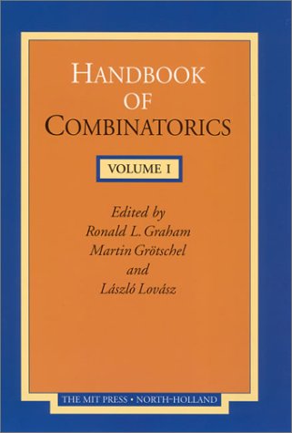 Handbook of Combinatorics: Graham, Ronald L., Grotschel, Martin, Lovasz ...