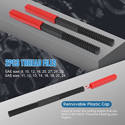 Snapklik.com : Thread Chaser Set 42Pcs Thread Repair Kit Rethreading ...