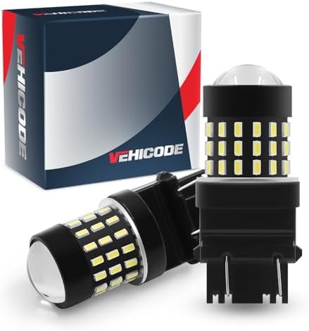 Amazon.com: VEHICODE 3156 3157 LED Bulb White 12V/24V 3047 3057 3157K ...