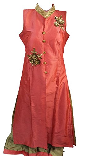 Buy Pooja Collection Women Silk Kurti(Pooja_5_Multicoloured_Large) at ...
