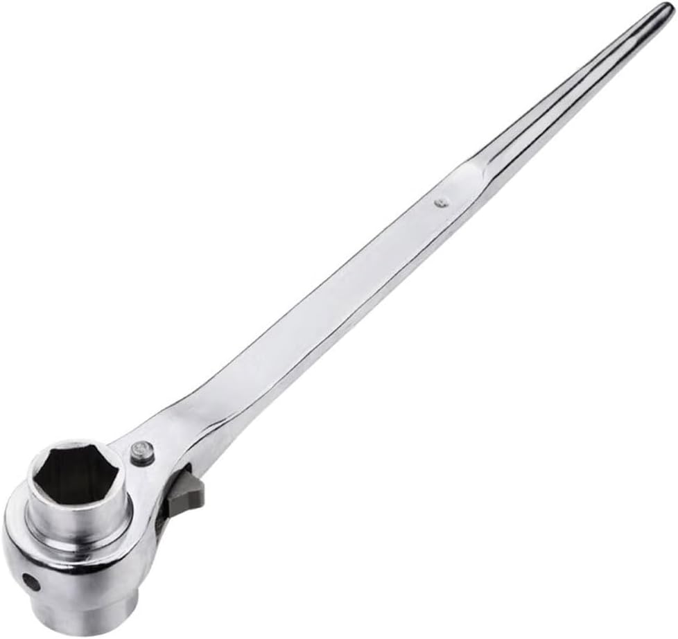 TOCHUN 19mm - 22mm Double Ended Socket Ratcheting Podger Scaffold Spud ...