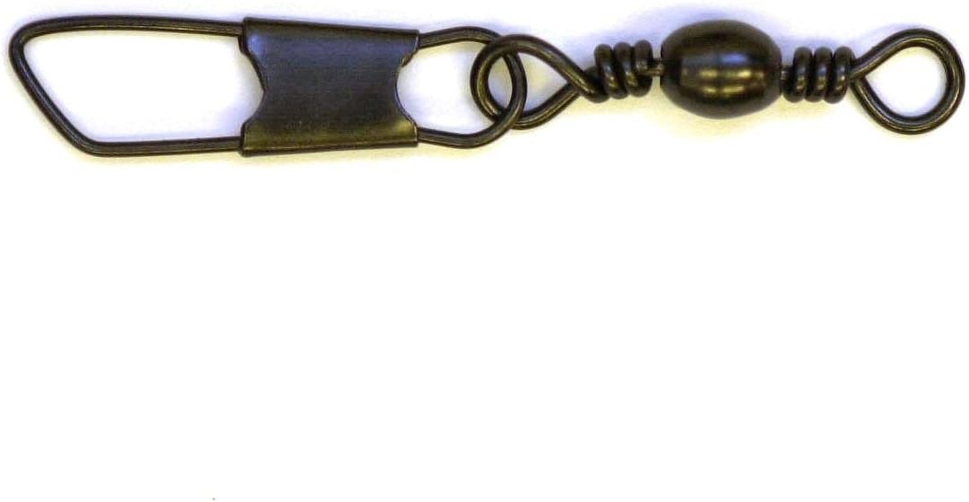 Amazon.com : Eagle Claw Barrel Swivel W/Safety SNAP-7 : Fishing Swivels ...
