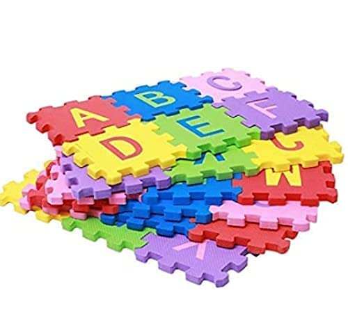 Buy Ankirant 36 Pieces ABCD 123 Puzzle Educational Learning Activity ...