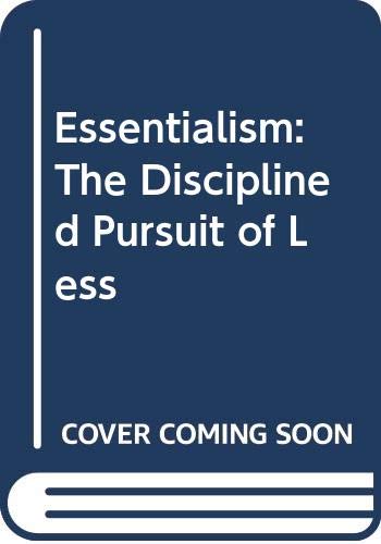 Amazon | Essentialism: The Disciplined Pursuit of Less | Success