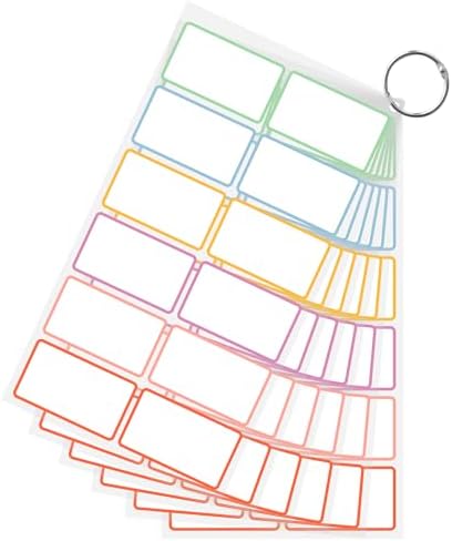 PPB Dry Erase Labels Sticky Notes for Containers, Reusable Waterproof ...