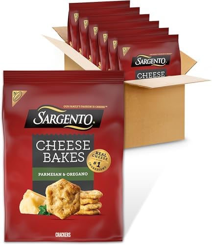 Amazon.com: Sargento® Cheese Bakes Parmesan and Oregano Crackers ...