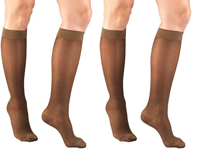 Amazon.com: Truform Sheer Compression Stockings, 15-20 mmHg, Women's ...