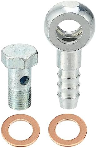 Amazon.com: ACROPIX 10mm ID 10mm OD Banjo Bolt Hose Barb Fittings ...