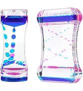 Liquid Motion Bubbler Timer Colorful Oil Hourglass Liquid Sensory Toys ...