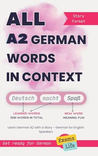 Amazon.com: All A2 German Words in Context: Learn German A2 with a ...
