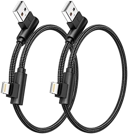 Amazon.com: 3Pack 90 Degree iPhone Charger 3ft, Apple MFi Certified 3 ...