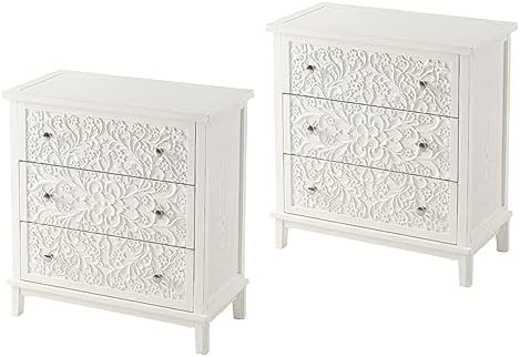 Amazon.com: Signature Design by Ashley Prentice Cottage Quaint 3 Drawer ...