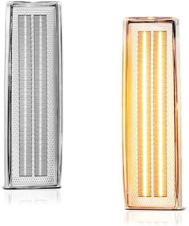 Amazon.com: VIPMOTOZ Full LED Front Turn Signal Lamps Corner Lights ...