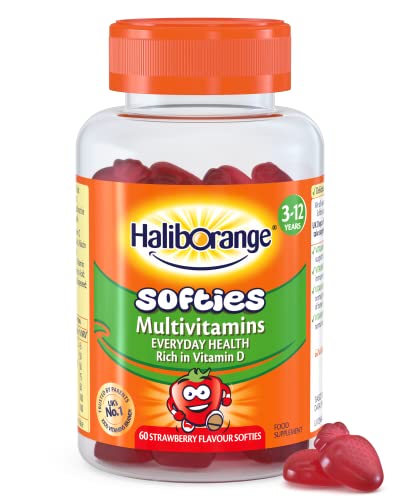 Haliborange Multivitamins Strawberry Fruit Softies, Gummy, 60 ...