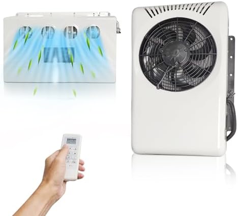 Amazon.com: JAYGOVAN 12V Truck Cab Air Conditioner 11000 BTU Split AC ...