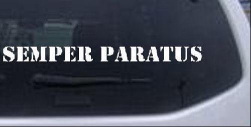 Amazon.com - Rad Dezigns Semper Paratus Military Car or Truck Window ...