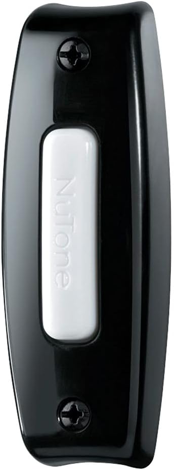Broan-NuTone PB7LBL Doorbell, Lighted Rectangular Pushbutton for Home ...