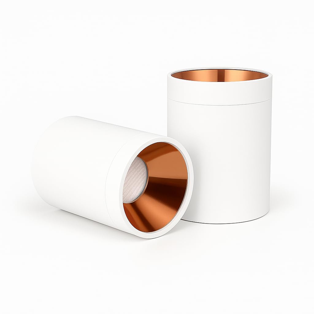 TEKNOLITE 20W Surface Mounted Cylindrical COB Light – White Body Cool ...