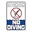 Amazon.com : Abarder Swimming Pool Rules Sign Swim at Your Own Risk Sign Swimming Metal Sign ...