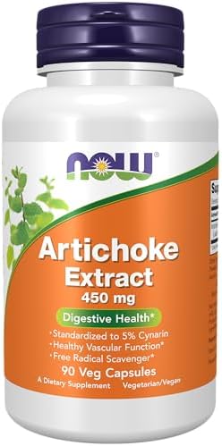 Amazon.com: Now Foods Extracto de alcachofa 450 mg, cápsulas veganas ...