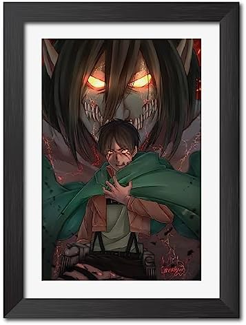 TenorArts Eren Yeager quotes Poster Attack on Titan Anime Laminated ...