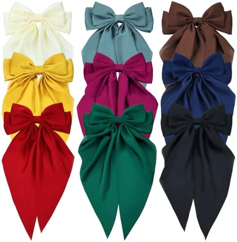 Amazon.com : Red Hair Bow - 5PCS Hair Bows for Women Big Red Bow for ...
