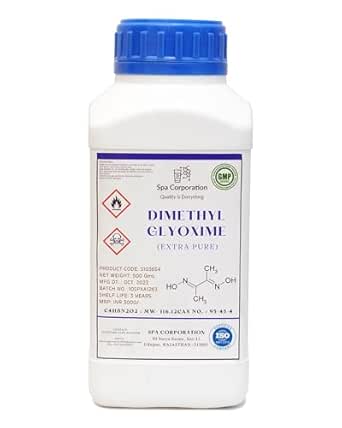 Spa Corporation DiMethyl Glyoxime Powder 500gm : Amazon.in: Industrial ...