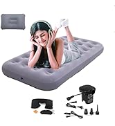 Amazon.com: Onirii Twin Air Mattress Bed with Built in Pump,16 Inches High Airbed Inflatable ...