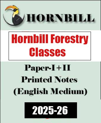 Buy Indian Forestry Notes by Hornbill Classes Printid Notes- 2025-26 ...