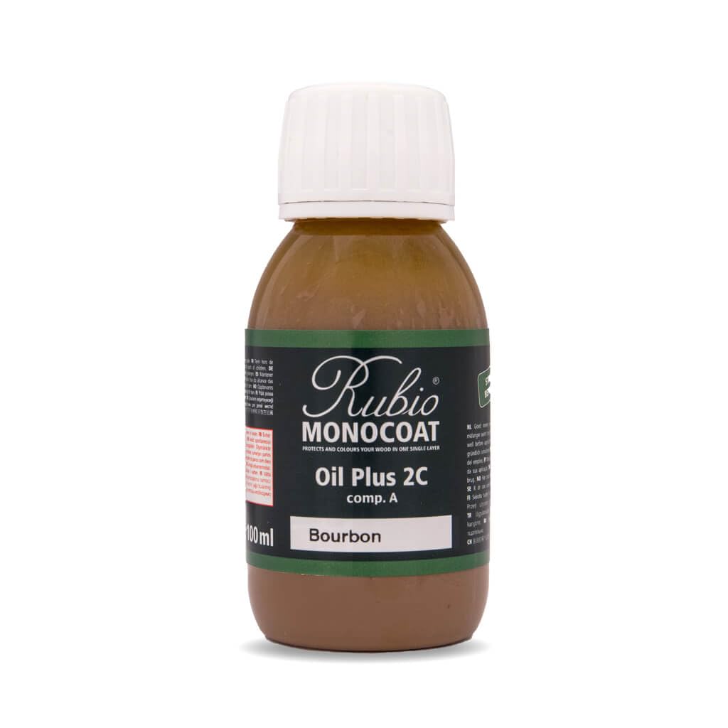 Rubio Monocoat Oil Plus Part A, 100 Milliliters, Bourbon, Interior Wood ...
