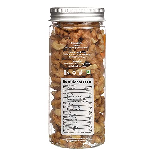 Flyberry Gourmet Premium Walnuts, 100g | 100% Natural | High in Omega3 ...