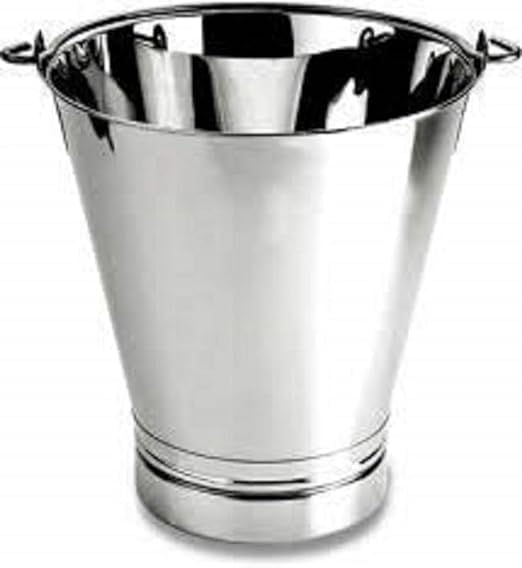 Shopsidex Stainless Steel Steel Non Joint Leak Proof Bucket ...
