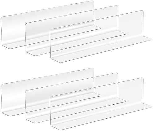 Amazon.com: HOMSFOU Shelf Divider Organizer 20pcs Shelf Dividers Clear ...