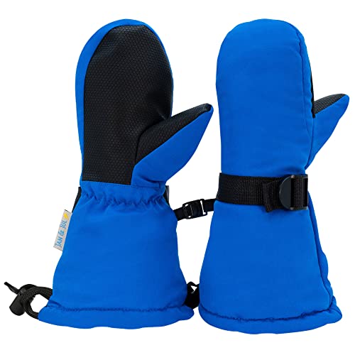Snapklik.com : JAN & JUL Snow Mittens For Kids Waterproof Fleece-Lined