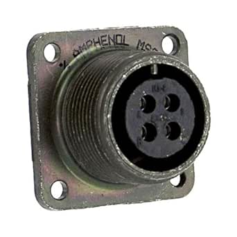 Amphenol MS3102A10SL-3S Circular Connector Socket, General Duty, Non ...