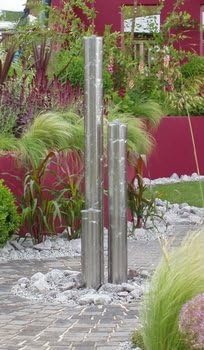 Tigris Stainless Steel Tube Water Feature by Stowasis SKSEG0595 ...