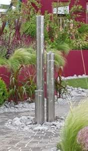 Amazon.com: Tigris Stainless Steel Tube Water Feature by Stowasis ...