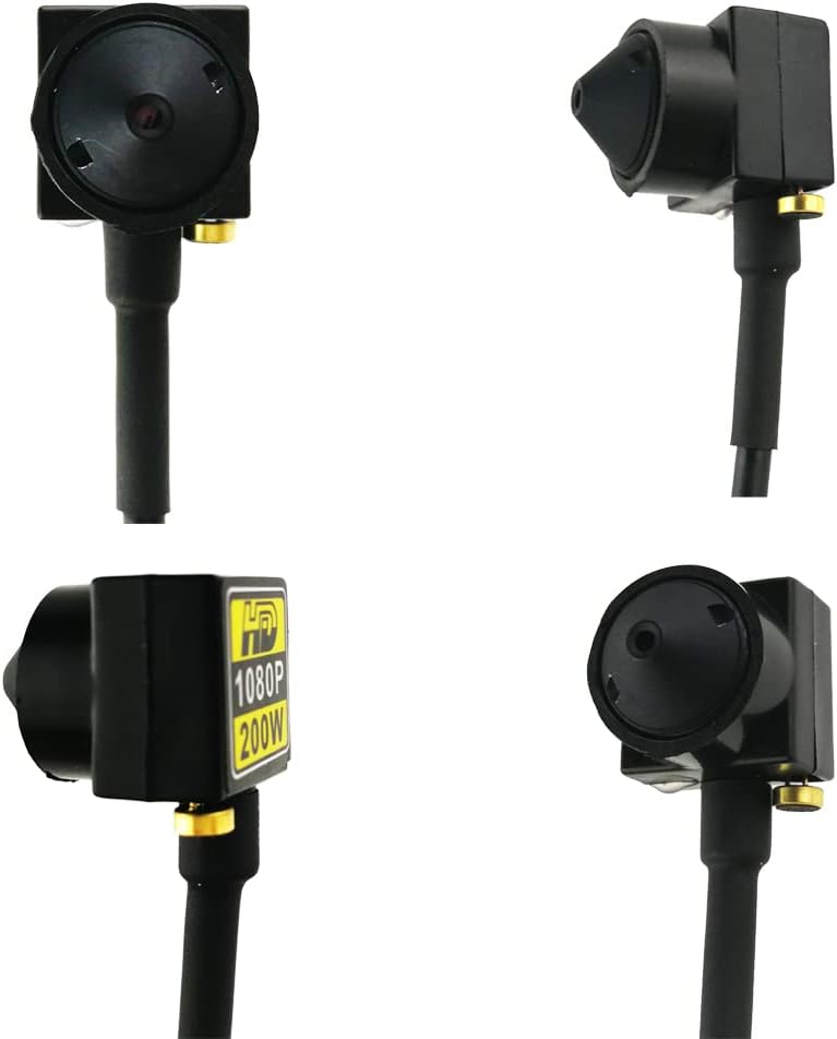 Amazon.com : YinRuins Mini AHD Starlight Camera 140° Wide Angle Lens 2MP Micro HD CCTV Security ...