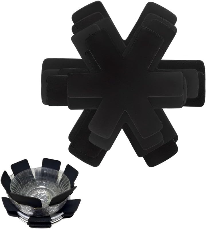 Colourworks Anti-Scratch Fabric Pan Protectors, Pot and Pan Cushioned ...