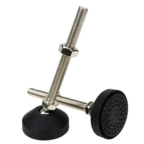 Snapklik.com : 4Pcs M10x80 Thread Furniture Glide Swivel Leveling Mount ...