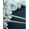 Amazon.com: Nakpunar 12" White Elastic Button Loops - 1" Space - for ...
