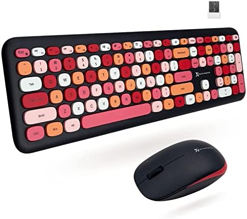 X9 Performance Colorful Keyboard and Mouse Combo - 2.4G Wireless ...