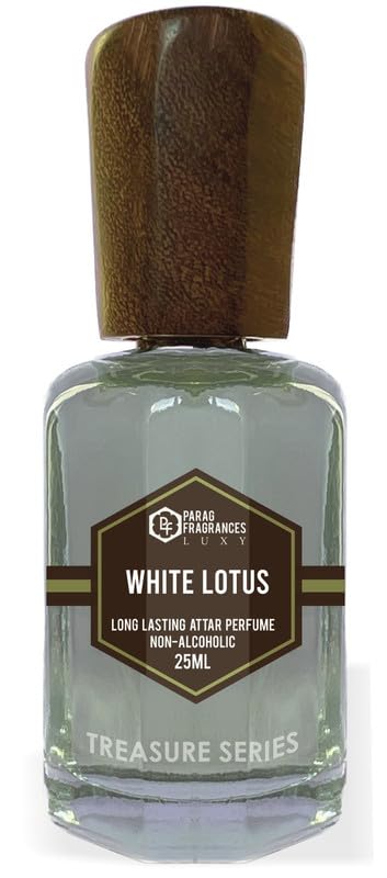 Amazon.com : Parag Fragrances White Lotus Attar 25Ml / Treasure Series ...