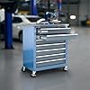 LARBANKE 7-Drawer Rolling Tool Chest with 360°Wheels and Padded Feet ...