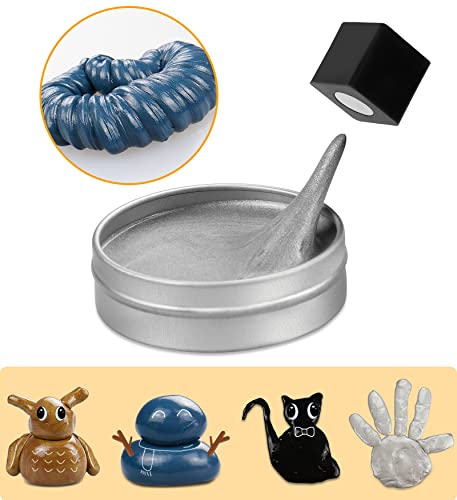 Snapklik.com : Arfun 2 Pack Magnetic Slime Putty, Soft Magic Slime Hand ...
