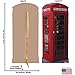 Amazon.com: Cardboard People English Phone Booth Life Size Cardboard ...