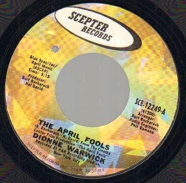 Amazon.com: DIONNE WARWICK - APRIL FOOLS - 7 inch vinyl / 45: CDs & Vinyl