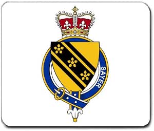 Amazon.com: Sayer England Family Crest Coat of Arms Mouse Pad : Office ...