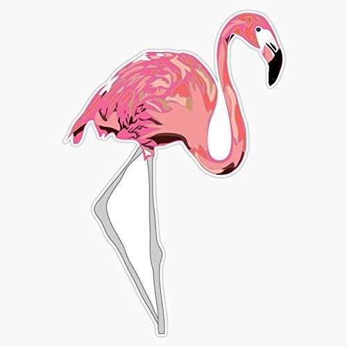 Amazon.com - Watercolor Flamingo Vinyl Waterproof Sticker Decal Car ...