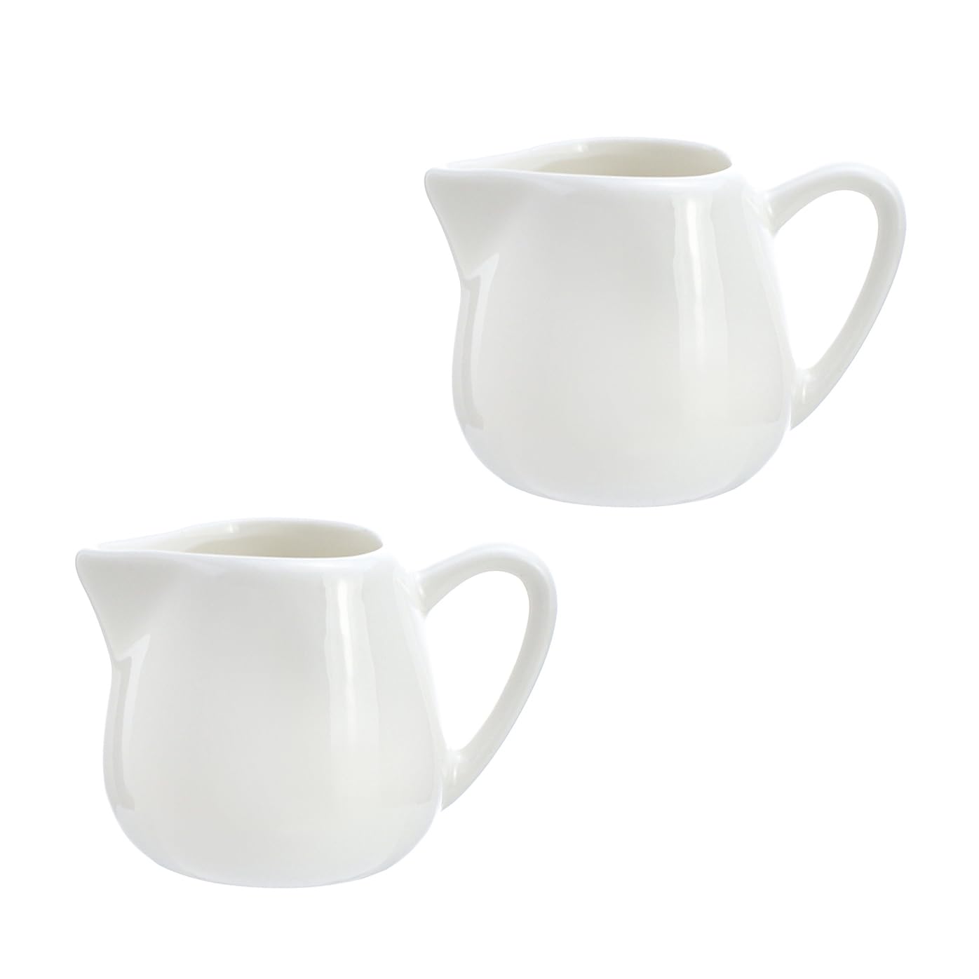 Amazon.com | CHOOLD 2 pcs Mini White Ceramic Creamer with Handle ...